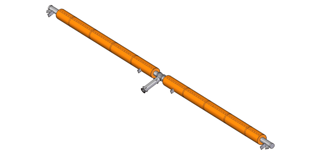 TFU-TC Series- Three Channel Slotted Pylon Antenna - Dielectric