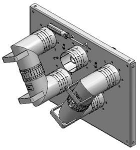 Coaxial 5-Port Patch Panel - Dielectric