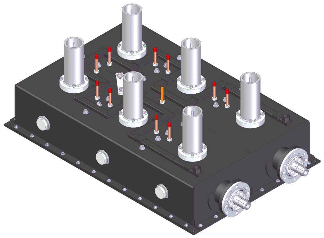 High-Power 20 kW Ext Freq Coaxial Tunable Bandpass Filters - Dielectric